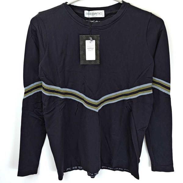 [ブランド] アカデミアイタリアーナ Accademia Italiana[タイプ] W-MONDRIAN ストレッチ 長袖 ライディング シャツ S/M[対象] レディース[カラー] ブラック[身幅] 約42cm[着丈] 約56cm[状態...