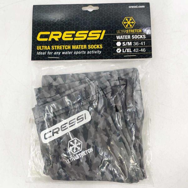 [ブランド] CRESSI クレッシー[タイプ] WATER SOCKS ストレッチ ソックス L/XL[カラー] カモ x グレー[状態] 未使用品