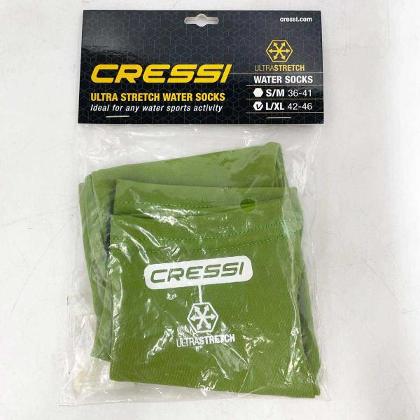 [ブランド] CRESSI クレッシー[タイプ] WATER SOCKS ストレッチ ソックス L/XL[カラー] オリーブ[状態] 未使用品