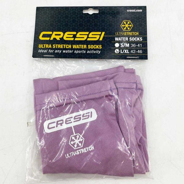 [ブランド] CRESSI クレッシー[タイプ] WATER SOCKS ストレッチ ソックス L/XL[カラー] LILAC[状態] 未使用品