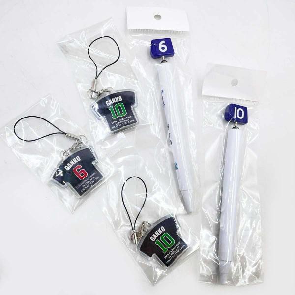 [タイプ] ガンコ 勝負服ストラップ3個 ＆ 馬番ボールペン[状態] 未使用品(保管時期は不明であり、ボールペンはインクが出ない可能性がございます。)