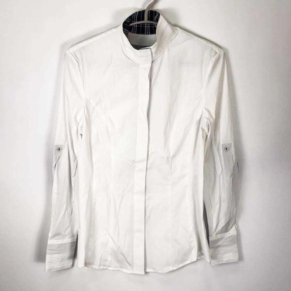 [ブランド] NOEL ASMAR EQUESTRIAN ノエルアスマール[タイプ] 長袖 ライディングシャツ ロングスリーブ ボタンシャツ[表記サイズ] XS[対象] レディース[型番] AE1650[カラー] ホワイト[身幅] 約42c...