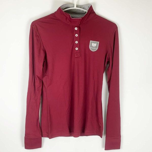 [ブランド] NOEL ASMAR ノエルアスマール EQUESTRIAN[タイプ] 長袖 ポロシャツ ライディングシャツ ロングスリーブ[表記サイズ] XS[対象] レディース[型番] AE4037[カラー] ボルドー[身幅] 約40cm...