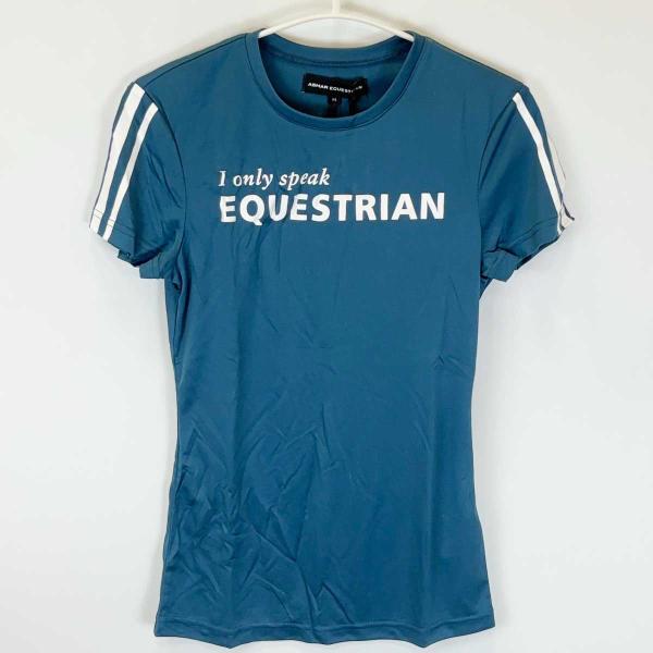 [ブランド] NOEL ASMAR ノエルアスマール[タイプ] ストレッチ S/S 半袖 ライディング シャツ Tシャツ[表記サイズ] XS[対象] レディース[型番] AE2018[カラー] ブルー[身幅] 約35cm[着丈] 約64cm...