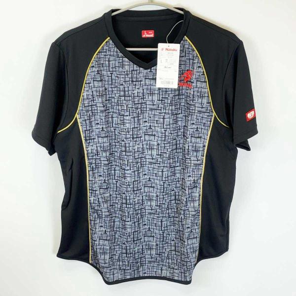 [ブランド] ニッタク[タイプ] デジックシャツ ゲームシャツ 半袖[表記サイズ] L[対象] ユニセックス[カラー] グレー[身幅] 約54cm[着丈] 約65cm[状態] 未使用品