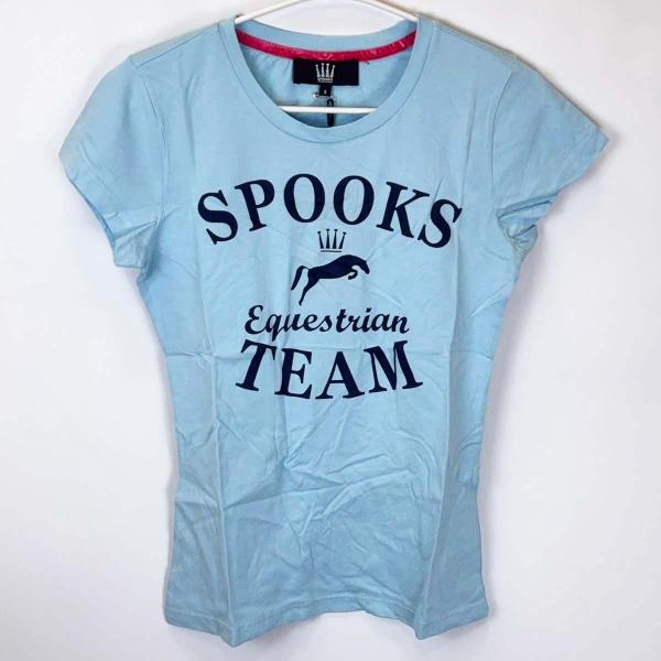 [ブランド] SPOOKS スプークス[タイプ] Team Shirt 半袖Tシャツ[表記サイズ] S[対象] レディース[カラー] ブルー[身幅] 約40cm[着丈] 約58cm[状態] 未使用品