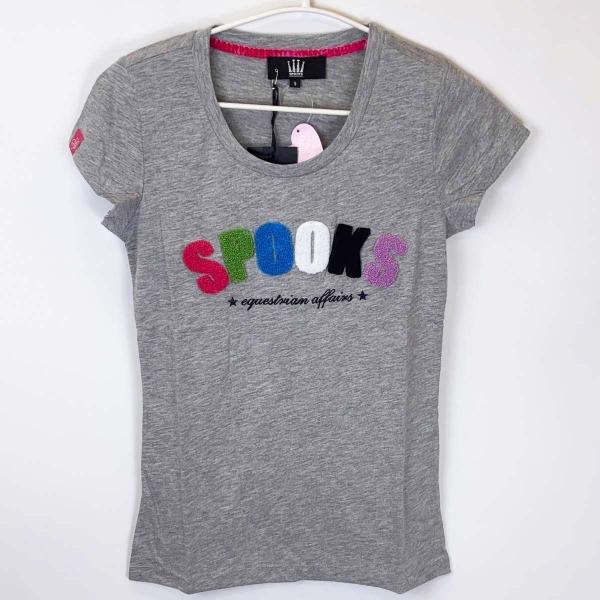 [ブランド] SPOOKS スプークス[タイプ] Isa Shirt 半袖Tシャツ[表記サイズ] S[対象] レディース[カラー] グレー[身幅] 約42cm[着丈] 約62cm[状態] 未使用品