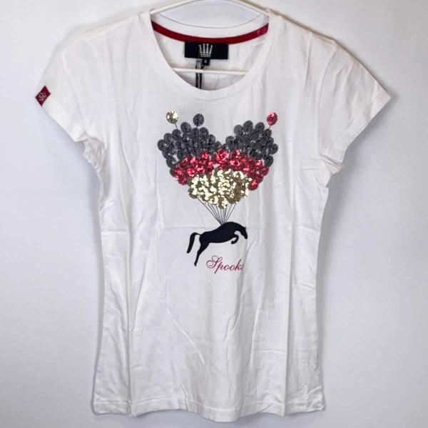 [ブランド] SPOOKS スプークス[タイプ] Go Germany Shirt 半袖Tシャツ[表記サイズ] S[対象] レディース[カラー] ホワイト[身幅] 約40cm[着丈] 約58cm[状態] 未使用品