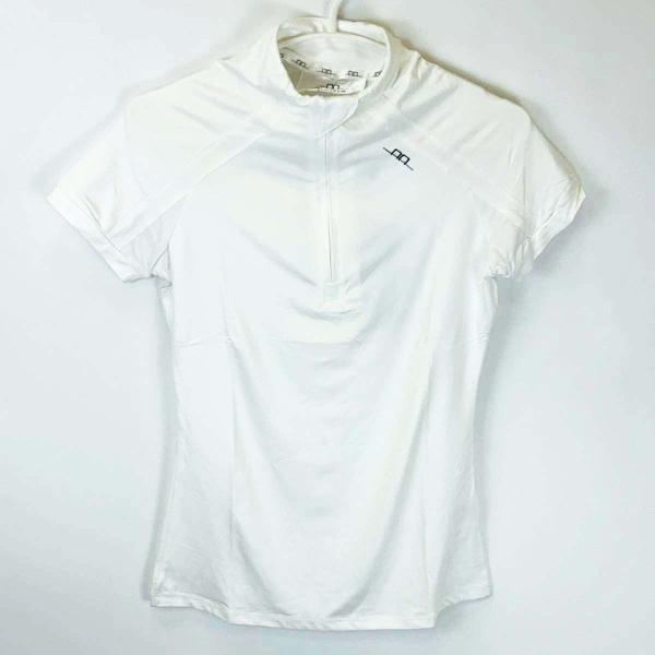 [ブランド] Horseware AA Platinum[タイプ] ハーフジップ 半袖 ライディングシャツ[表記サイズ] XS[対象] レディース[カラー] ホワイト[身幅] 約41cm[着丈] 約64cm[状態] 未使用品ですが、汚れがみ...