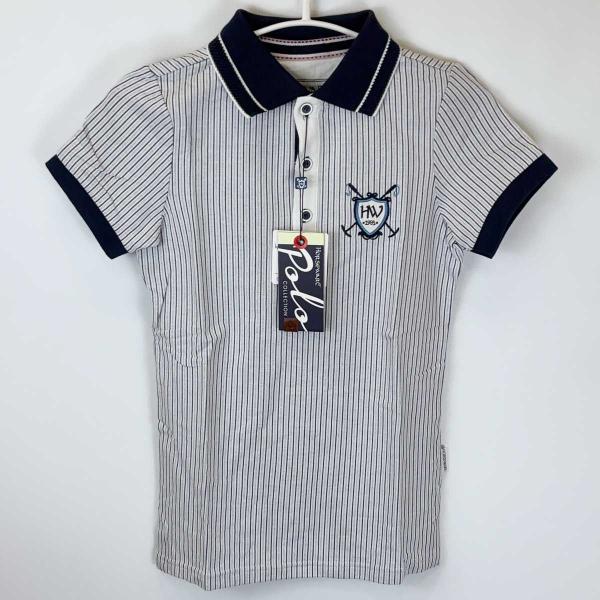 [ブランド] HORSEWARE[タイプ] Tilly Jersey Polo 半袖ポロシャツ[表記サイズ] XS[対象] レディース[カラー] ホワイト/ネイビー[身幅] 約40cm[着丈] 約58cm[状態] 未使用品