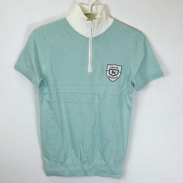 [ブランド] NOEL ASMAR ノエルアスマール[タイプ] ハーフジップ 半袖 ライディングシャツ[表記サイズ] XS[対象] レディース[型番] AE2046[カラー] アクア[身幅] 約40cm[着丈] 約60cm[状態] 未使用品