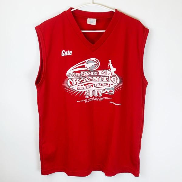 [タイプ] 2007年 第61回 関東高等学校バスケットボール大会 Tシャツ ALL KANTO[表記サイズ] XL[カラー] レッド[身幅] 約58cm[着丈] 約73cm[状態] 特に傷みや汚れなどみられず、良好です。