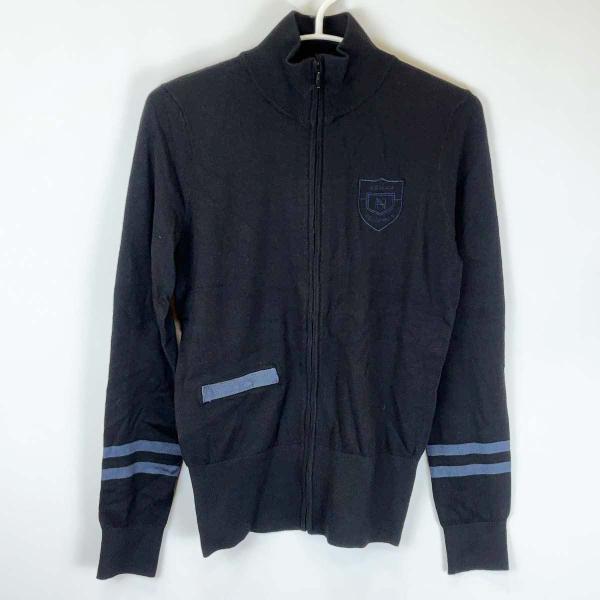 [ブランド] NOEL ASMAR ノエルアスマール[タイプ] ジップアップ ニット カーディガン 薄手[表記サイズ] S[対象] レディース[型番] AE2064[カラー] ブラック[身幅] 約43cm[着丈] 約60cm[袖丈] 約66...