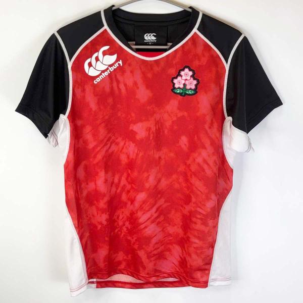 [ブランド] カンタベリー[タイプ] ラグビー日本代表 プラクティスティ 半袖Tシャツ[表記サイズ] M[型番] R30004JH[身幅] 約52cm[着丈] 約67cm[状態] 目立った傷みや汚れなどなく、良好です。