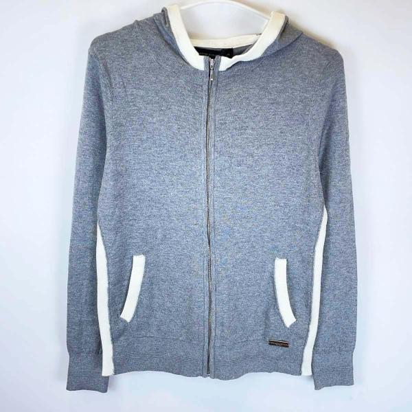 [ブランド] NOEL ASMAR ノエルアスマール[タイプ] ジップアップ ニット カーディガン 薄手[表記サイズ] S[対象] レディース[型番] AE2067[カラー] グレー[身幅] 約44.5cm[着丈] 約61cm[袖丈] 約6...