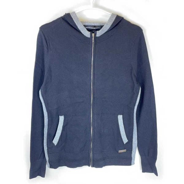 [ブランド] NOEL ASMAR ノエルアスマール[タイプ] ジップアップ ニット カーディガン 薄手[表記サイズ] S[対象] レディース[型番] AE2067[カラー] ブラック[身幅] 約48cm[着丈] 約62cm[袖丈] 約62...