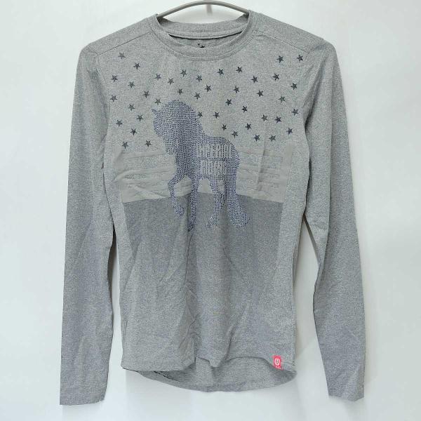 [ブランド] インペリアルライディング[タイプ] 乗馬 馬術 Show Dancer ロングスリーブ ロンT IMPERIAL RIDING[表記サイズ] S[対象] レディース[型番] KL35319003[カラー] グレー[身幅] 約4...