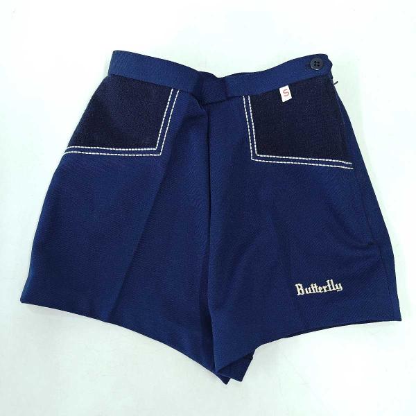 [ブランド] バタフライ[タイプ] タマス ステッチ セブンショーツ 卓球 ウェア ハーフパンツ[表記サイズ] S[対象] レディース[カラー] ネイビー[総丈] 約30cm[ウエスト] 約29.5cm[状態] 少し毛羽立ちがありますが、目...