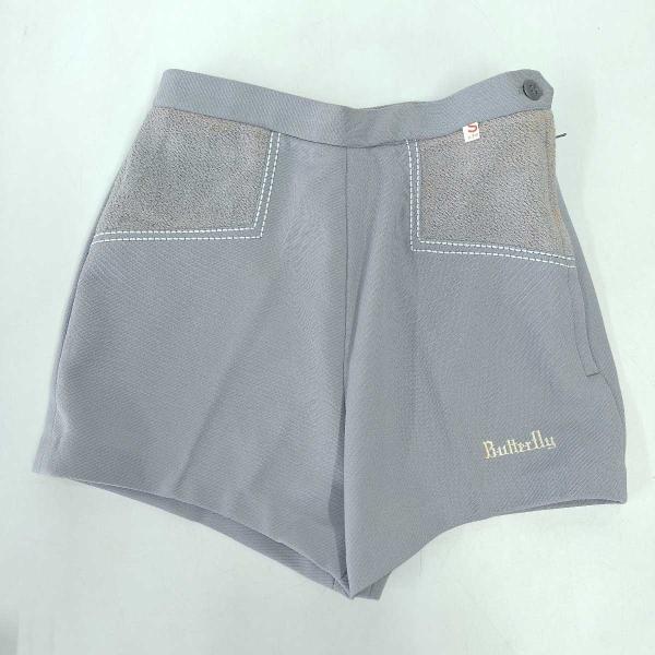 [ブランド] バタフライ[タイプ] タマス ステッチ セブンショーツ 卓球 ウェア ハーフパンツ[表記サイズ] S[対象] レディース[カラー] グレー[総丈] 約29.5cm[ウエスト] 約29.5cm[状態] 汚れがみられます。