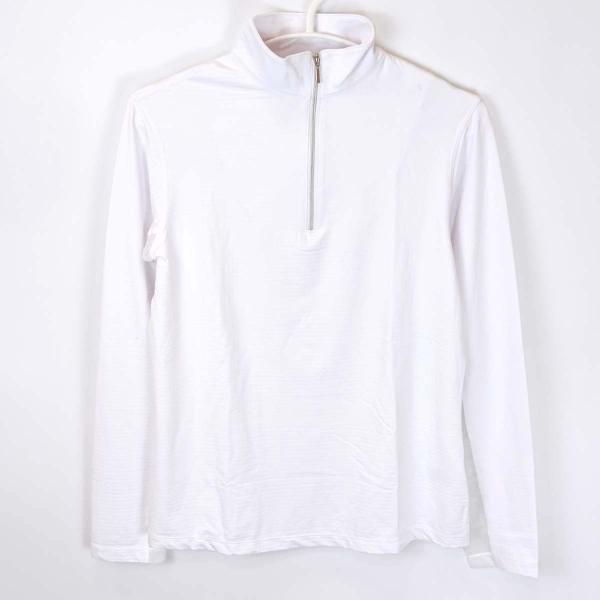 [ブランド] COOL BLAST[タイプ] ストレッチ メッシュ ロングスリーブ シャツ[表記サイズ] S[対象] レディース[カラー] ホワイト[身幅] 約46.5cm[着丈] 約58cm[状態] 未使用品(軽い汚れがみられます。)