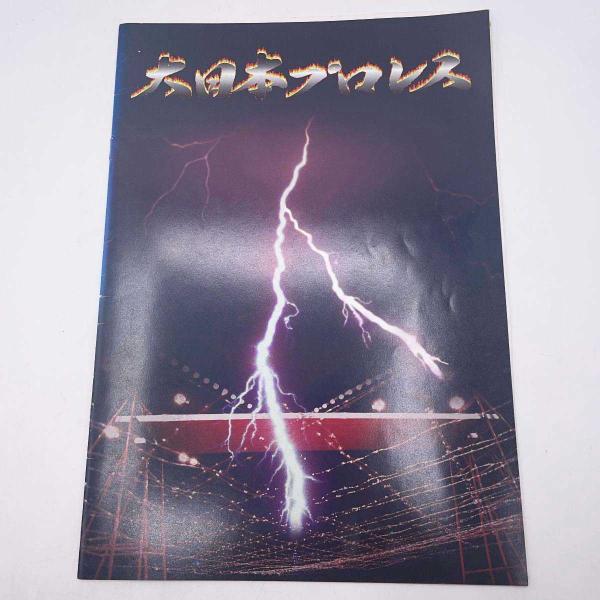 [タイプ] 大日本プロレス 創立3周年記念シリーズ パンフレット[状態] 汚れや傷みがみられます。