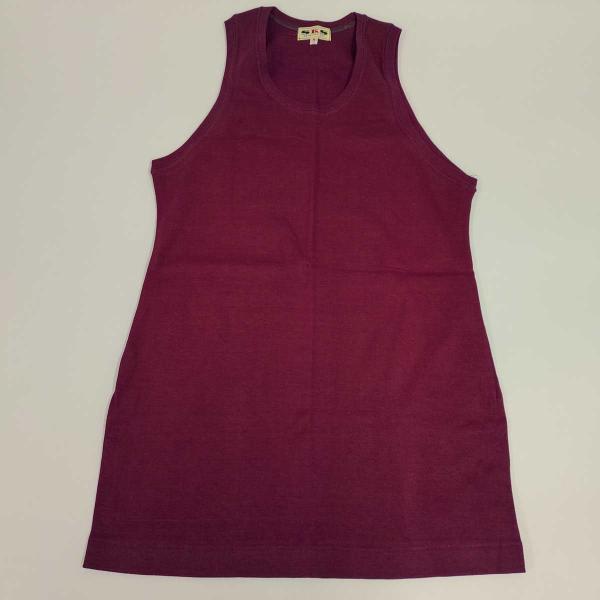 [タイプ] SKS タンクトップ ランニングシャツ[表記サイズ] M[対象] ユニセックス[カラー] エンジ[身幅] 約38cm[着丈] 約64cm[状態] 　未使用品　(※ほつれや細かな毛玉があります。　デッドストック長期保管の商品のため...