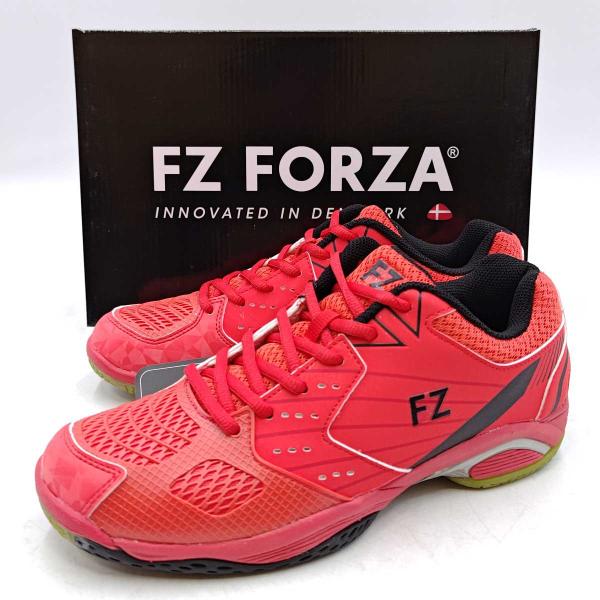 [ブランド] FZ FORZA フォーザ[タイプ] SHARCH M メッシュ ハイパフォーマンス バドミントンシューズ[表記サイズ] 27cm[型番] FZ302952[カラー] ポピーレッド[状態] 未使用品(箱に多少の傷みがみられます。)