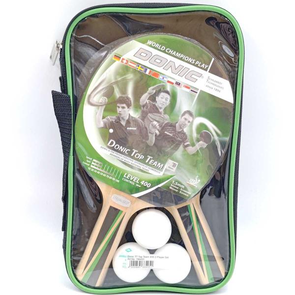 [ブランド] ドニック[タイプ] トップチーム400  卓球 ラケット 2本 ボール ケース セット[型番] 788495[状態] 未使用品