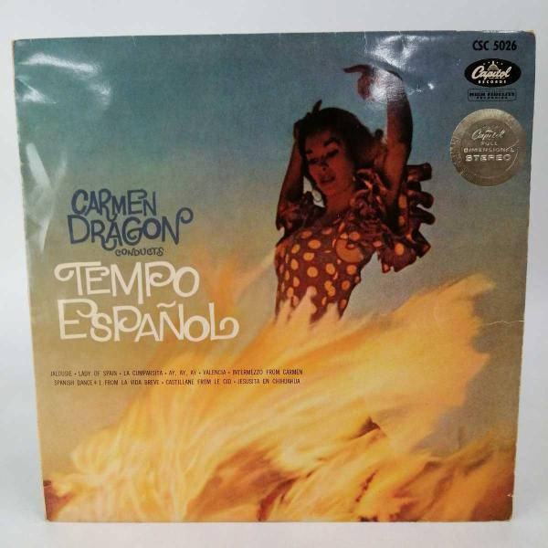 [タイプ] LP レコード カーメン・ドラゴン「ステレオ・ラテン」Carmen Dragon/Tempo Espanol[状態] 　古いものになるため、ジャケットなどに汚れ・ダメージがみられる場合があります。