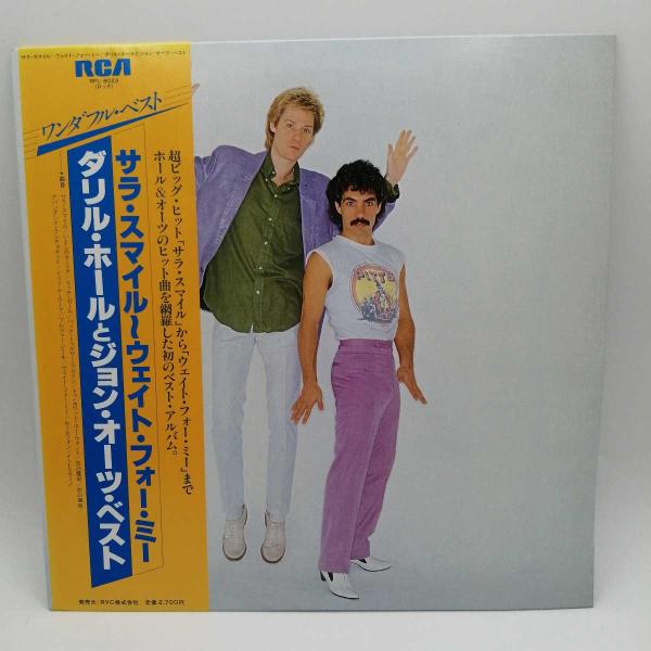 [タイプ] LP 帯付き ダリル・ホールとジョン・オーツ (DARYL HALL &amp; JOHN OATES) Best RPL-8023[状態] 　古いものになるためジャケットなどに汚れがあり、またペンによる書込みがみられます。