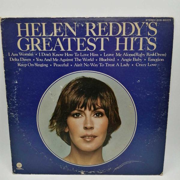 [タイプ] LP HELEN REDDY GREATEST HITS CAPITOL ECS80370[状態] 古いものになるため、ジャケットなどに汚れや傷みがみられます。