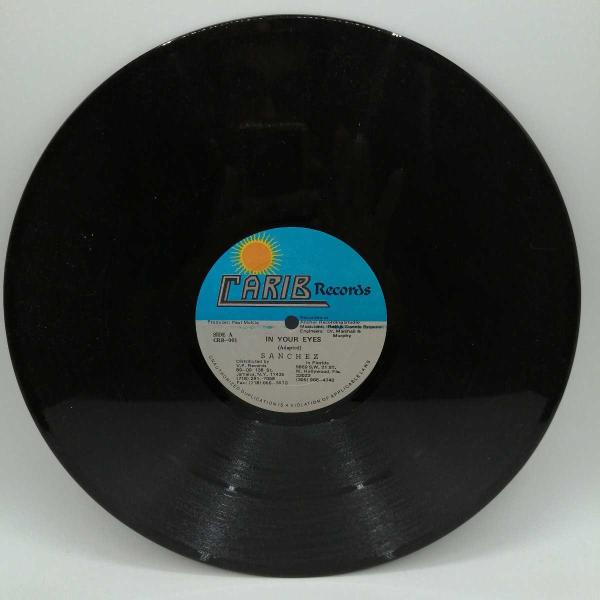 [タイプ] 12 Carib Records Sanchez In Your Eyes サンチェス レゲエ レコード　CRB-001[状態] 古いものになるため、ジャケットなどに汚れ・ダメージがみられる場合があります。