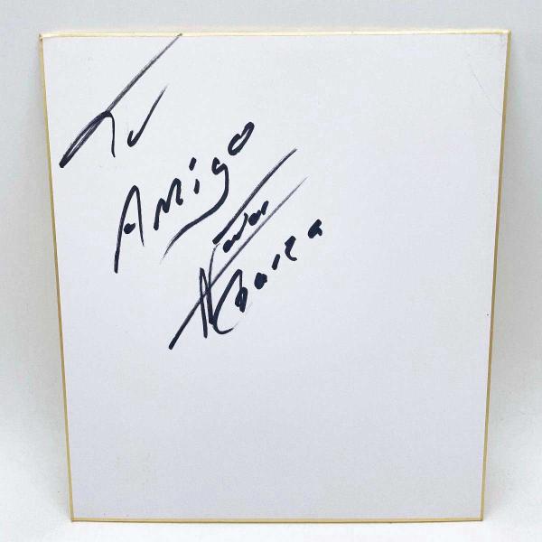 [タイプ] ルチャドール、エクトール・ガルサ プロレス 直筆サイン色紙[状態] ある程度の汚れや傷みがみられます。背面に文字の書き込みがあります。