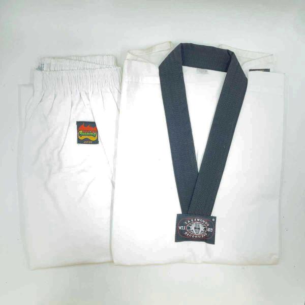 [タイプ] WFT Taekwond RECOGNIZED テコンドー 道着 FIGHING Burning[表記サイズ] 160[身幅] 約58cm[着丈] 約72cm[総丈] 約97cm[ウエスト] 約28cm[状態] 未使用長期保管品...