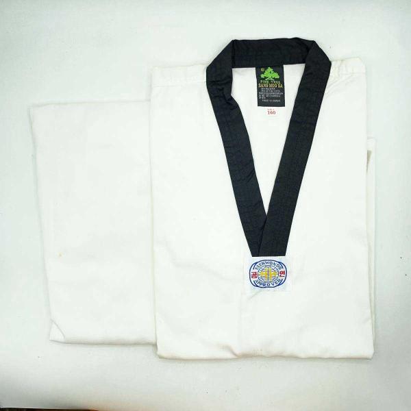 [タイプ] PINE TREE SANG MOOSA Taekwond APPROVED テコンドー 道着[表記サイズ] 160[身幅] 約58cm[着丈] 約69cm[総丈] 約93cm[ウエスト] 約27cm[状態] 未使用長期保管品(...