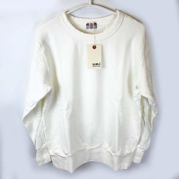 [ブランド] u.m.i sunrise ユーエムアイ サンライズ[タイプ] スウェット トレーナー[表記サイズ] M[対象] ユニセックス[型番] Y-1007[カラー] ホワイト[身幅] 約55cm[着丈] 約62cm[状態] 未使用品