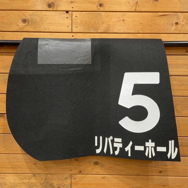 [タイプ] リバティーホール 実使用 ゼッケン[状態] レース実使用品のため、汚れや毛が付いています。