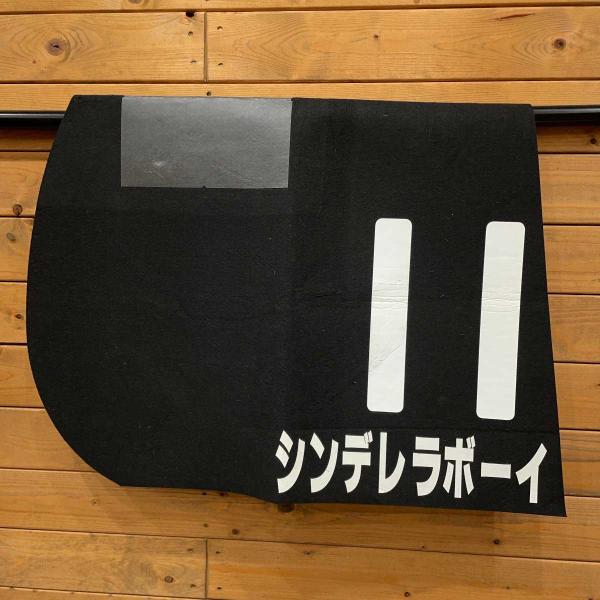 [タイプ] シンデレラボーイ 実使用 ゼッケン[状態] レース実使用品のため、汚れや毛が付いています。