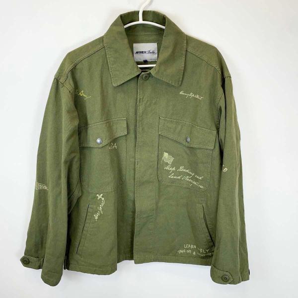 [ブランド] AVIREX アヴィレックス[タイプ] SCRIBBLING BDU JACKET スクリブリングBDU ジャケット[対象] レディース[型番] 783-3152602[カラー] オリーブ[身幅] 約57cm[着丈] 約65c...