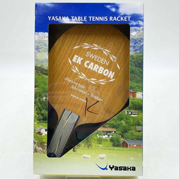[ブランド] ヤサカ[タイプ] スウェーデン EK カーボン ST 卓球ラケット[型番] YR-121[重量] 約89g[状態] 少し使用感はありますが、目立ったダメージなどなく概ね良好です。(箱はある程度傷んでいます。)
