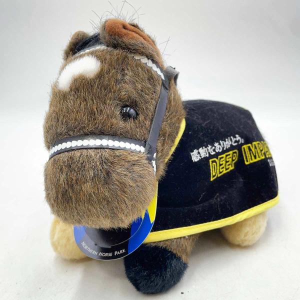 [ブランド] AVANTI[タイプ] ディープインパクト ぬいぐるみ 馬服 引退式[表記サイズ] S[状態] 頭絡・手綱に傷みがみられます。