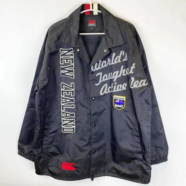 [ブランド] カンタベリー[タイプ] コーチジャケット[表記サイズ] 3L[対象] メンズ[カラー] ブラック[身幅] 約70cm[着丈] 約82cm[状態] 傷みや汚れなどなく、良好です。