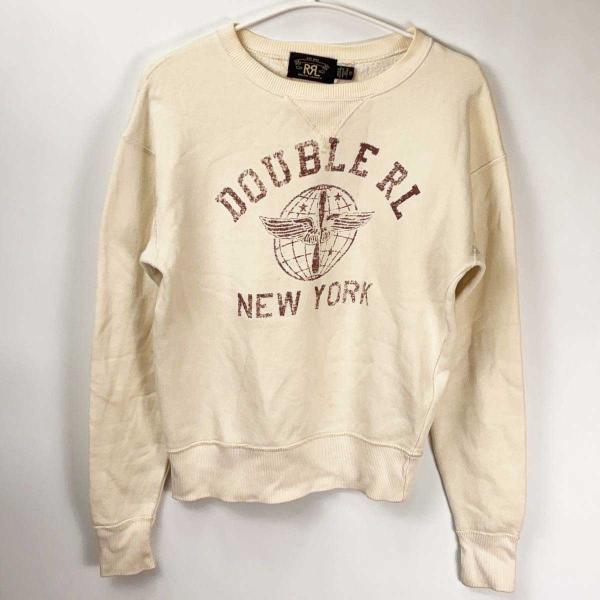 [ブランド] RRL[タイプ] Cotton Blend Fleece Sweatshirts フリース スウェット トレーナー[表記サイズ] XS[対象] メンズ[カラー] クリーム[身幅] 約48cm[着丈] 約54cm[状態] 使用感...