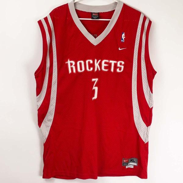[ブランド] ナイキ[タイプ] Rockets ヒューストン ロケッツ ジャージ #3 Francis スティーブ フランシス[表記サイズ] XL[身幅] 約66cm[着丈] 約81cm[状態] 使用感がありますが、目立った傷みはみられません。