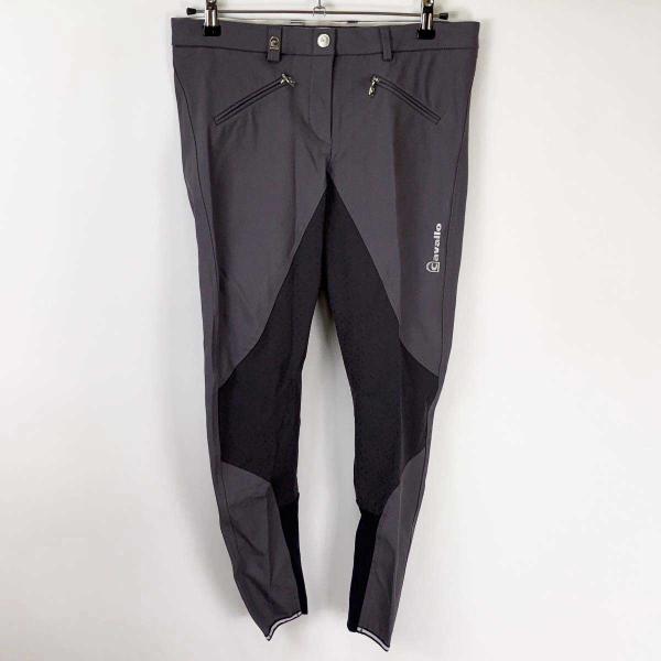 [ブランド] CAVALLO カバロ[タイプ] Caja Grip 351 カジャグリップ キュロット[表記サイズ] 44[対象] レディース[カラー] グレー[総丈] 約90cm[ウエスト] 約40cm[状態] 未使用品