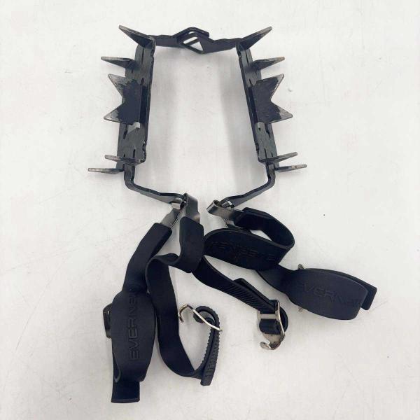 [ブランド] エバニュー[タイプ] 軽アイゼン 4本爪 ストラップ[型番] EBY006[状態] 使用感があり、汚れやサビがみられます。