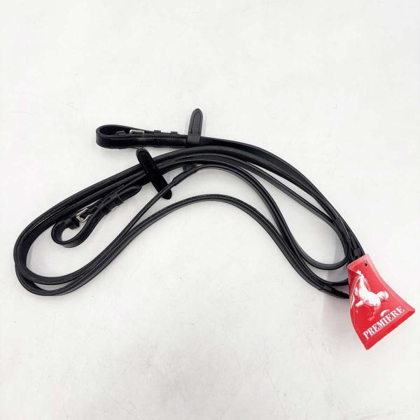 [ブランド] PREMIERE[タイプ] Dressage Leather Reins レザー 手綱 FULL[カラー] ブラック[状態] 未使用品