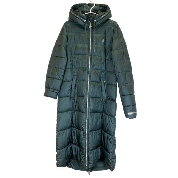 [ブランド] CAVALLO カバロ[タイプ] EBRU ロング キルティング ジャケット コート[表記サイズ] 40[対象] レディース[カラー] ディープグリーン[身幅] 約53cm[着丈] 約120cm[肩幅] 約41cm[状態] 未使用品