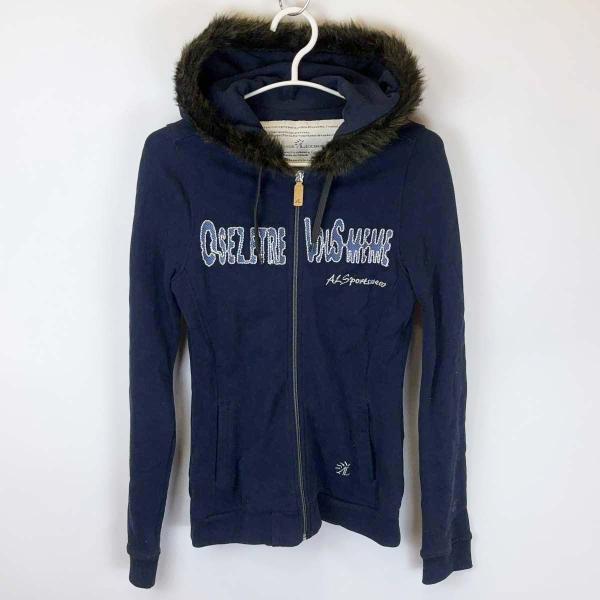 [ブランド] Alexandra Ledermann[タイプ] ジップアップパーカー ジャケット[表記サイズ] S[対象] レディース[型番] 14MARDI2[カラー] ネイビー[身幅] 約42cm[着丈] 約64cm[状態] 袖になどに...