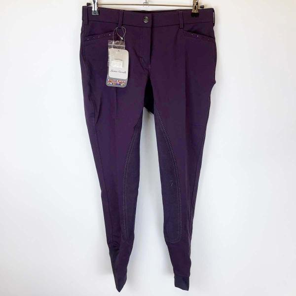 [ブランド] HKM Lauria Garrelli ローリア ギャレリィ[タイプ] キュロット パンツ フルシート[表記サイズ] 40[対象] レディース[型番] 73183300[カラー] パープル[総丈] 約92.5cm[ウエスト] ...